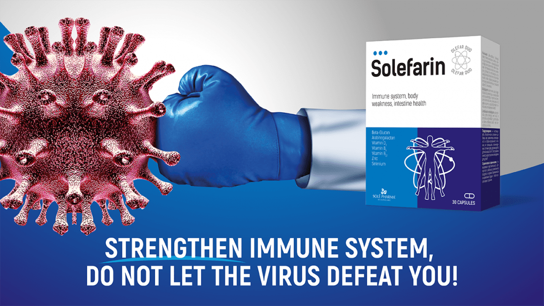 Solefarin® - immunity enhancer made on yeast beta glucan base