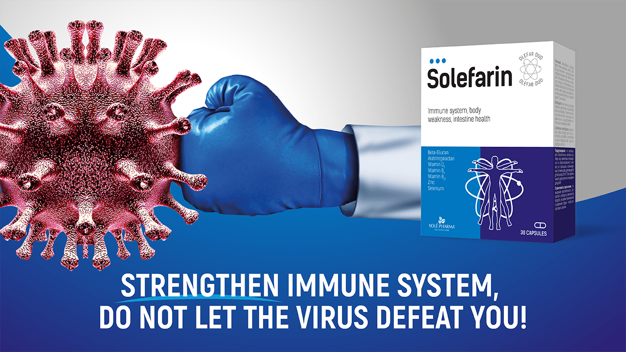 Solefarin® - immunity enhancer made on yeast beta glucan base
